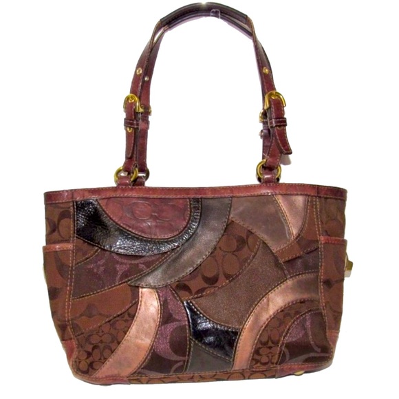 Coach | Bags | Vintage Coach Patchwork Mosaic Tote Shoulder Bag | Poshmark